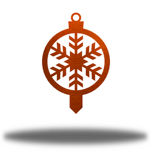 Snowflake Scene Ornament Stake-Metal Wall Art Décor
