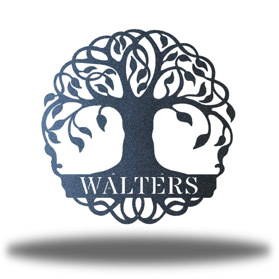 Tree of Life Monogram-Metal Wall Art Décor – Riverside Designs